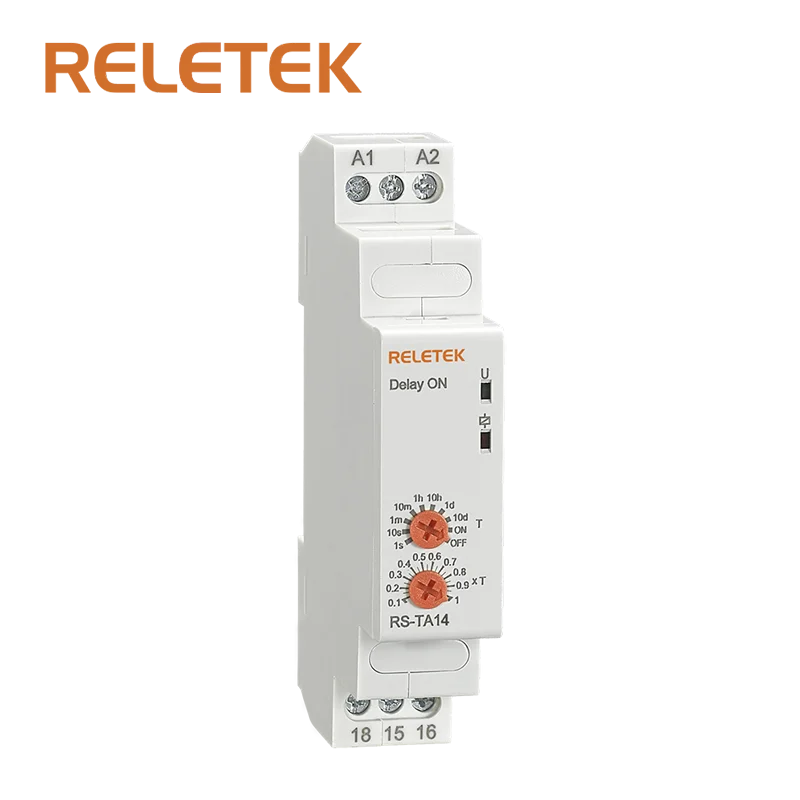 Reletek Rs-ta14-16/rs-ta24-16 Mini White Time Delay Relays Timer Module ...