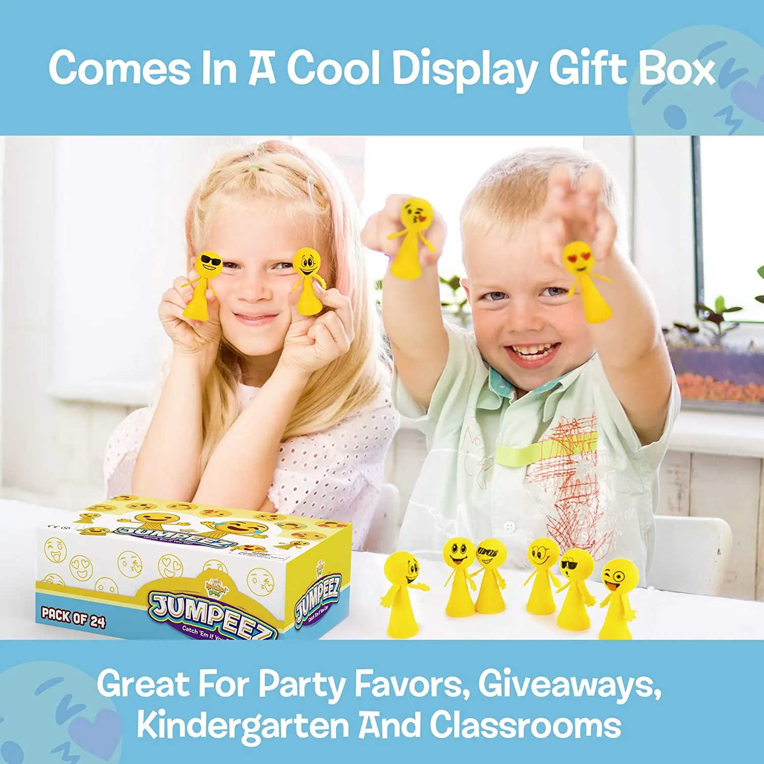 Huiye Jumping Popper Spring Launchers Toy Bouncy Party Favors Unique ...