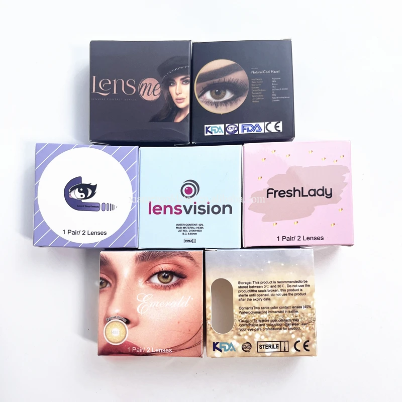 Cosmetic Contact Lenses Packaging New York Contact Lenses Packaging Box ...