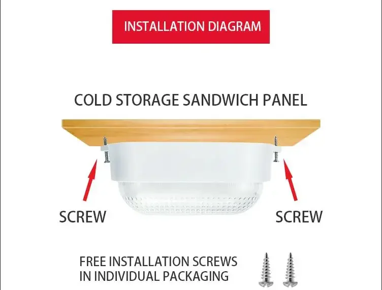 2023 Ac220v 20ft 40ft Cold Storage /cold Room Tube Led Light Moisture ...