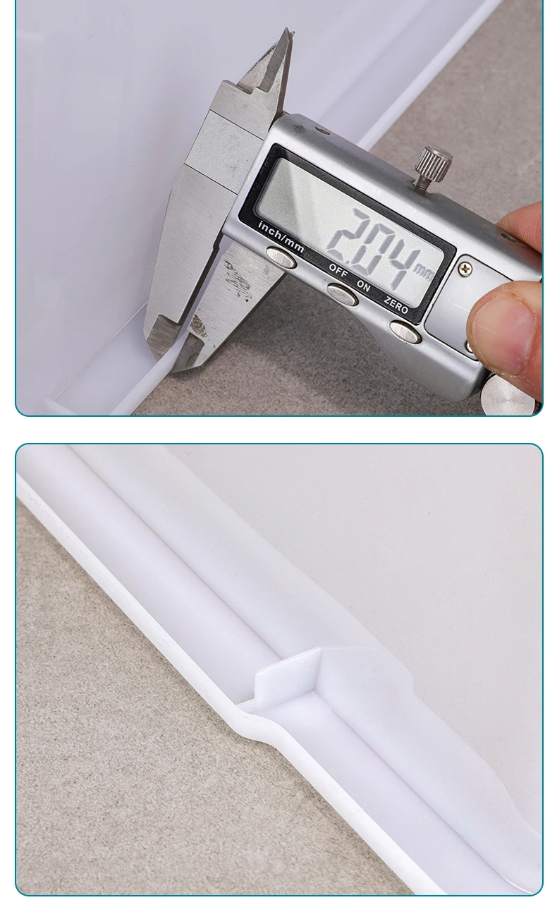 White Rectangular Plastic Storage Tray Fruit And Vegetable Uncovered ...