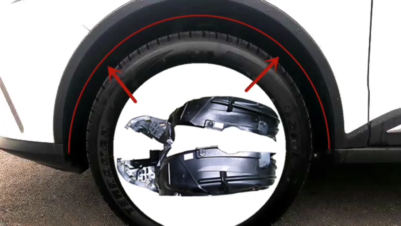 Car Front Inner Fender Liner Panel Plastic Splash Guard Manufacturer Oe ...