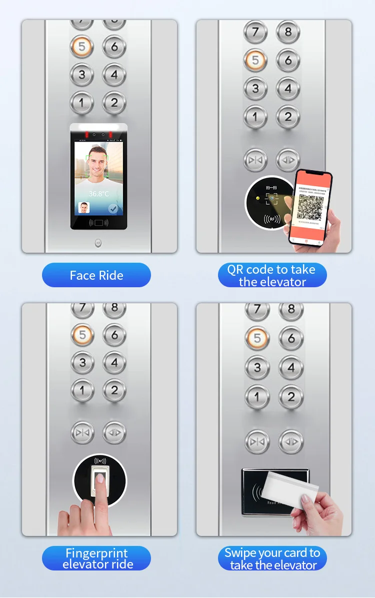 Thyssenkrupp Elevator 8th To 32nd Floor Elevator Access Control Board ...
