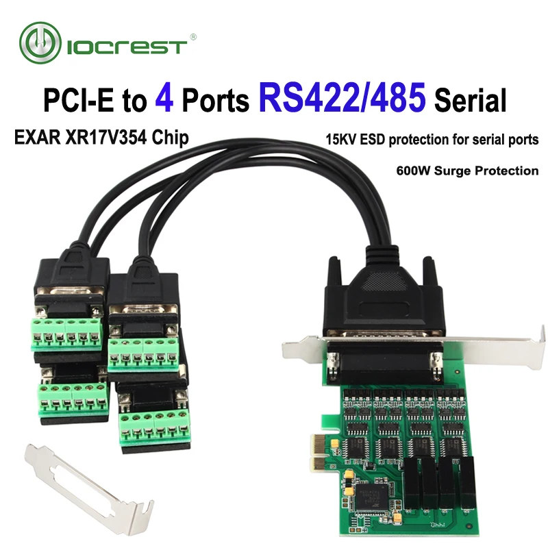 Rushed Stock Rs485 Pci Card Yes Rs485 / Rs422 Multiport Adapter Pcie ...