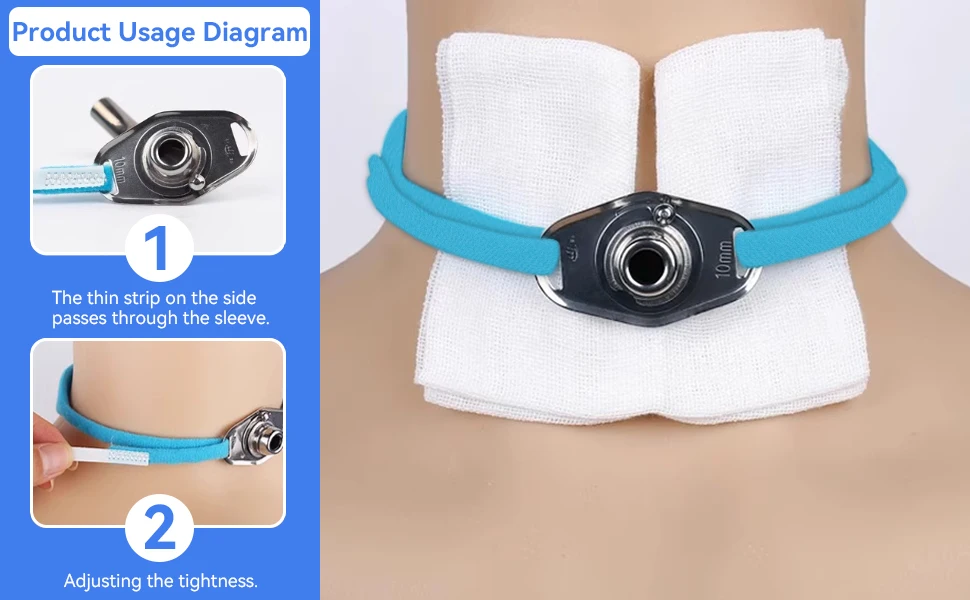 30mmx455mm EO Sterile Medical Tracheostomy Tube Securement Device ...