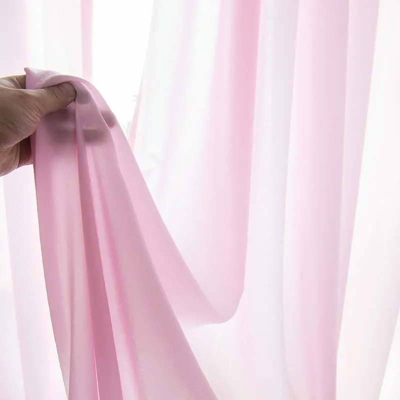Lospring Factory New Style Voile Curtain Fabric Ready Stock Sheer ...