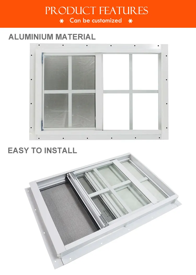 Aluminum Windows Colonial Sash Vertical-sliding-window Lower Sash Single Hung Single Hung White ...