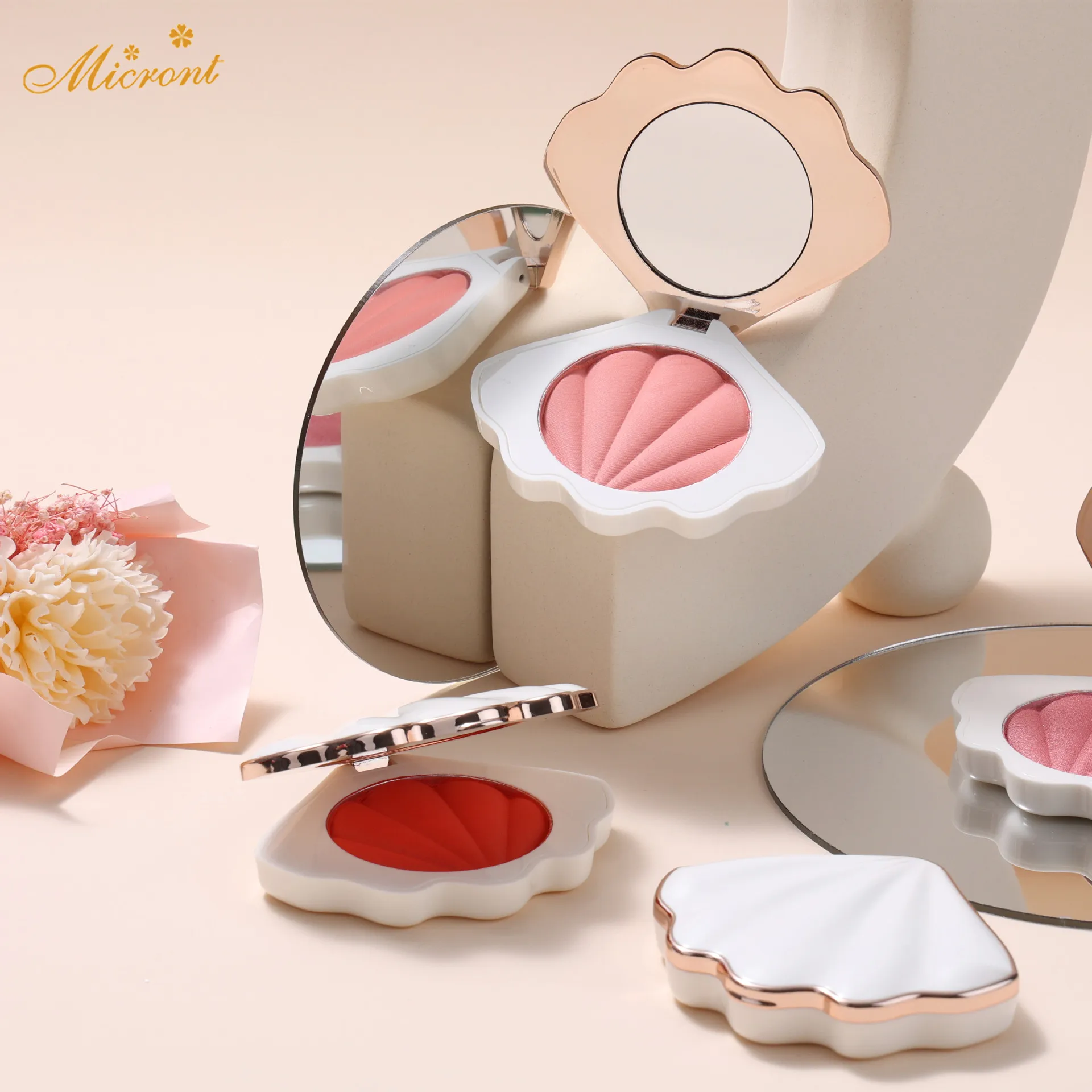 Wholesale Blush with Mirror - Kawaii Makeup Powder