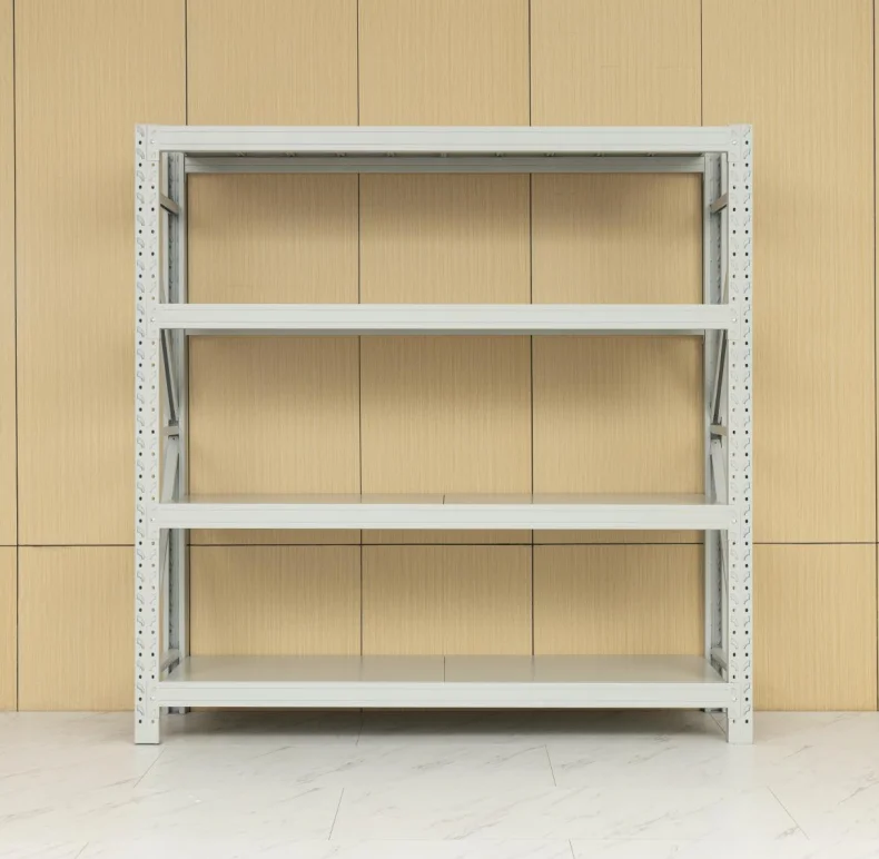 Heavy Duty Adjustable Industrial Warehouse Garage Shelving Metal Frame 4 Layer Tier Sheet ...