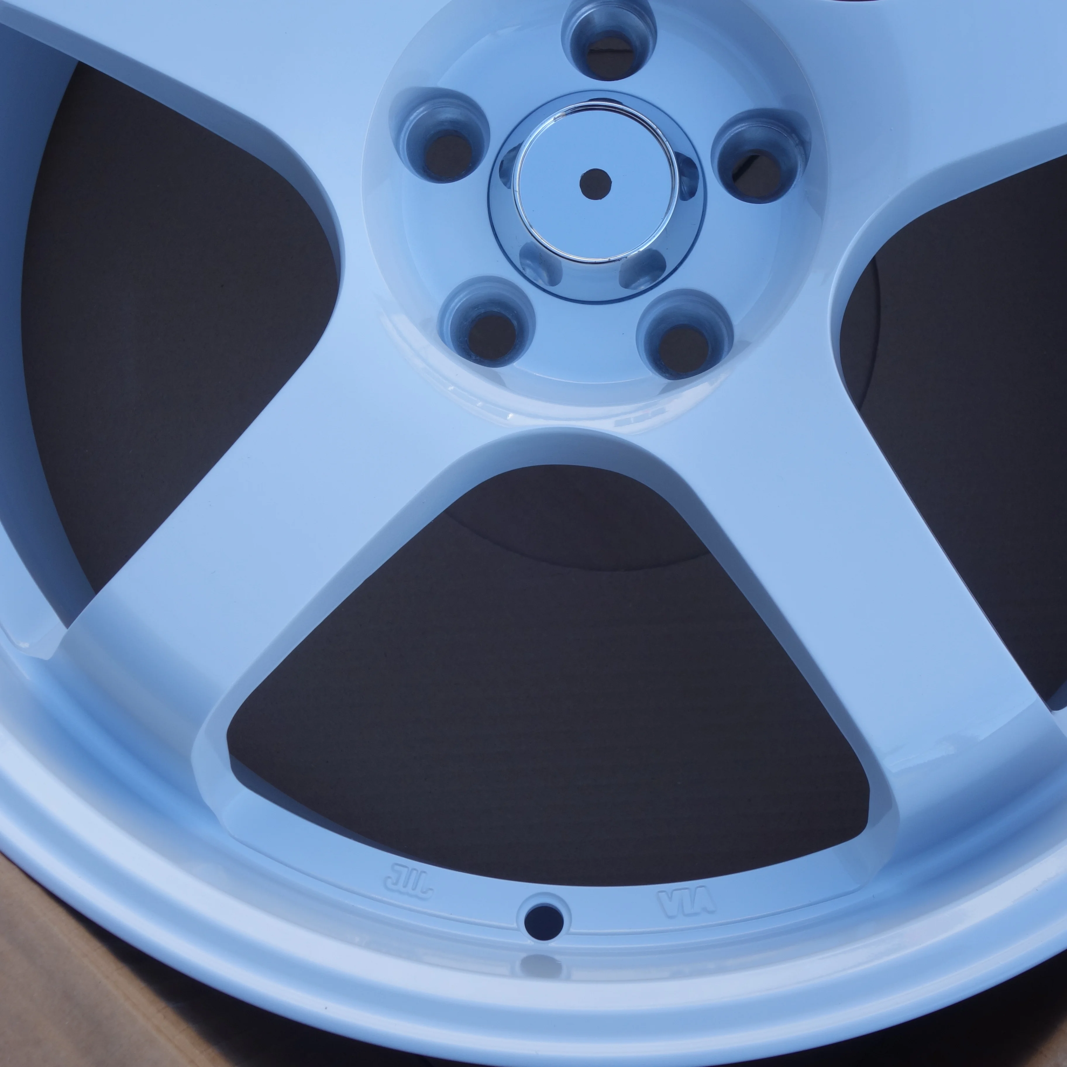 17 18 19 Inch Lightweight Alloy Wheels Flow Forming White Rims with ...