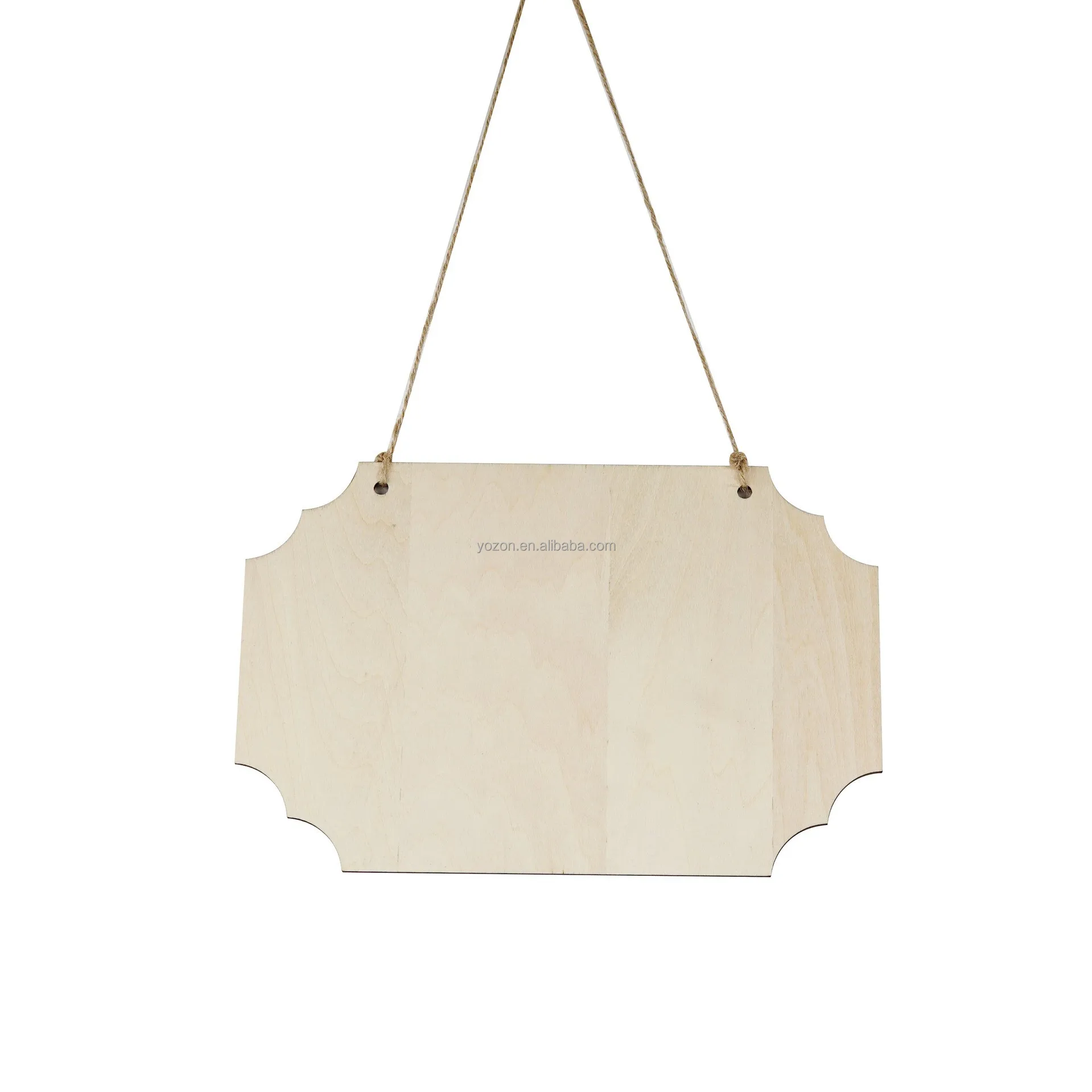 Custom Unfinished Hanging Wood Signs for DIY Projects