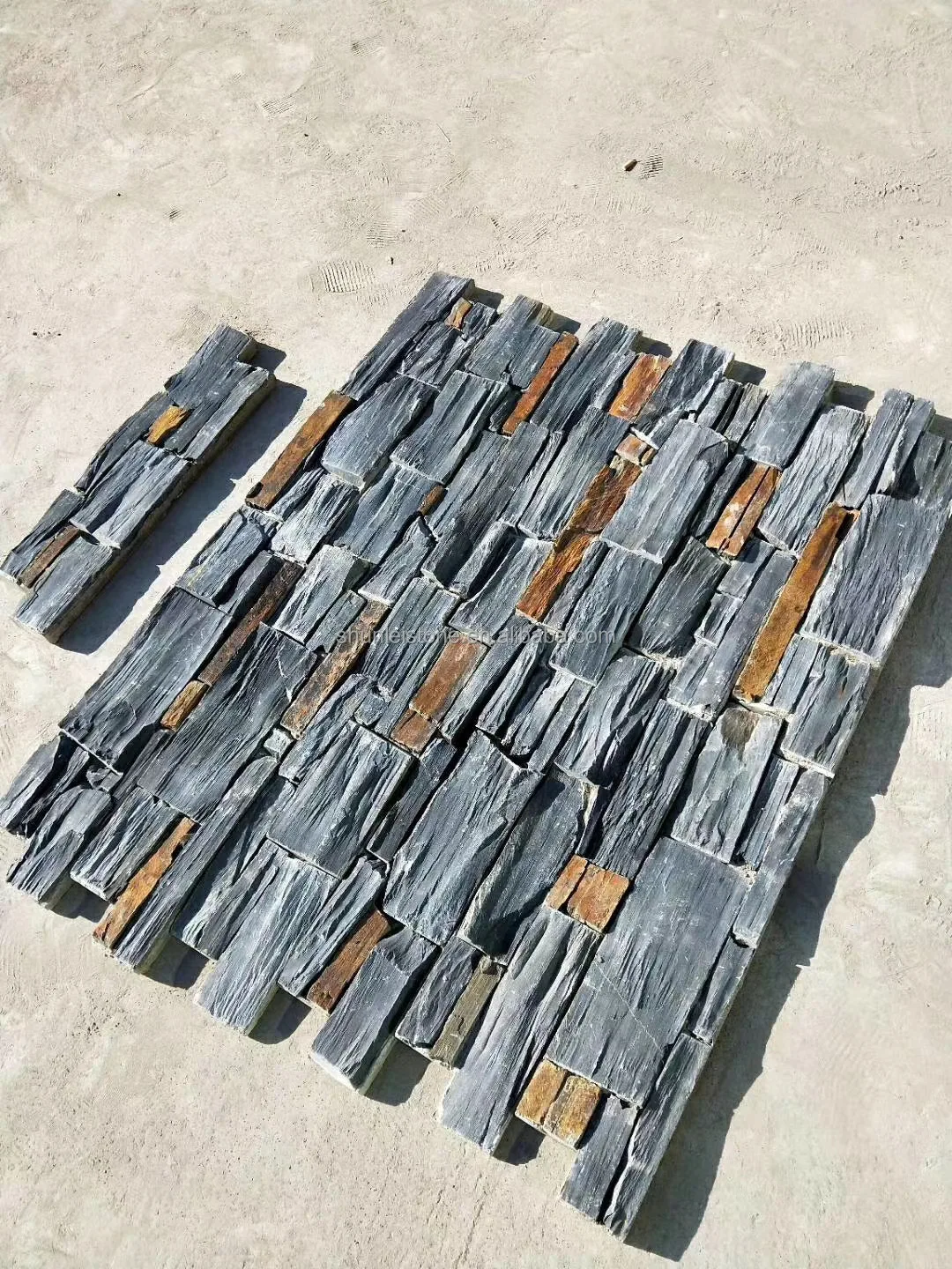 Exterior Facade Slate Stone Veneer Wall Cladding for Durable Outdoor ...