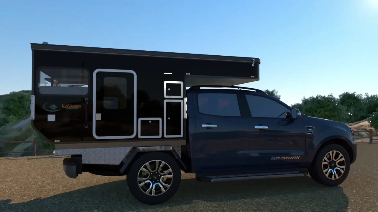 Expedition New Design Overland Luxury Customization 4x4 Slide On Truck ...