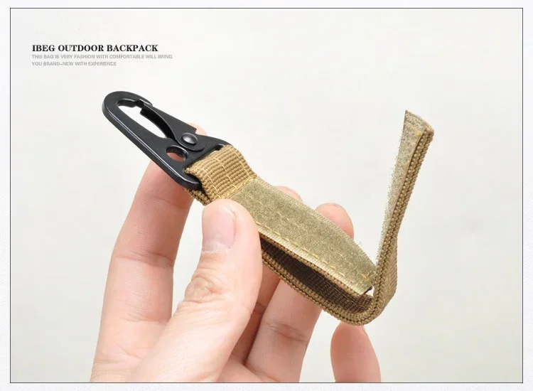 In Stock Camping Nylon Webbing Tactical Carabiner Backpack Hooks Molle ...