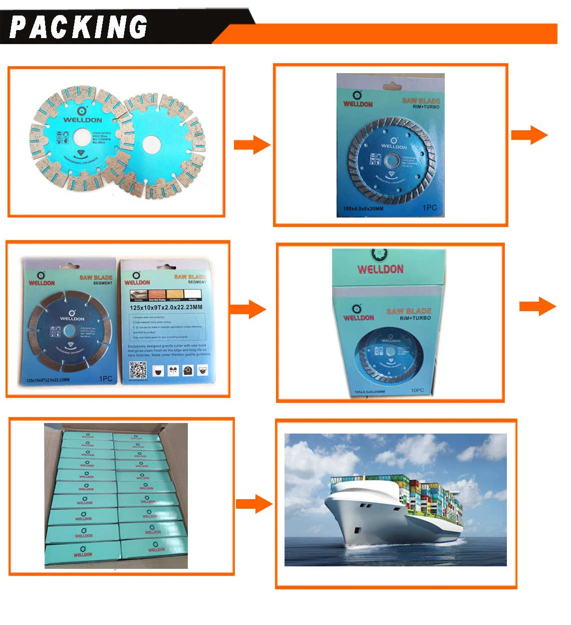 14inch Granite Disco Segment Diamond Blade 12 Inch Germany Diablo ...