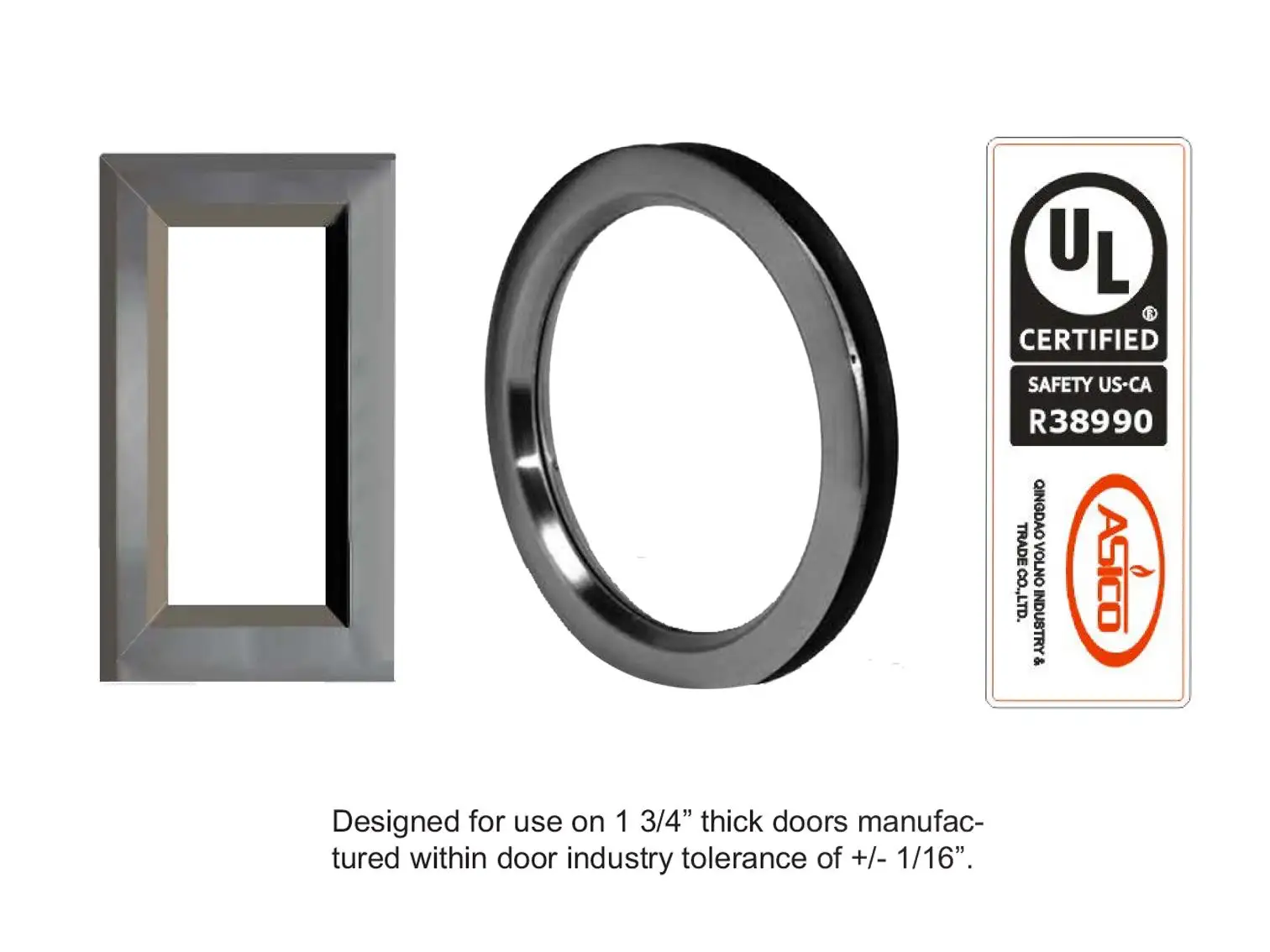 Wh Intertek UL Listed Steel Fire Door 180minutes Fire Rating QCD Approved