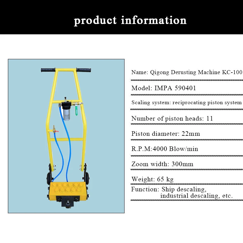 Impa 590401 Pneumatic Deck Scalers Pneumatic Derusting Machine Kc-100 ...