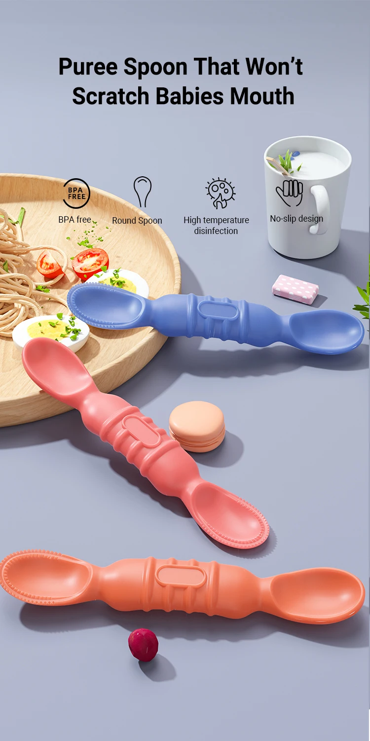 Factory Whole Baby Feeding Set Soft Spoon Bpa Baby Customized Oem Baby ...