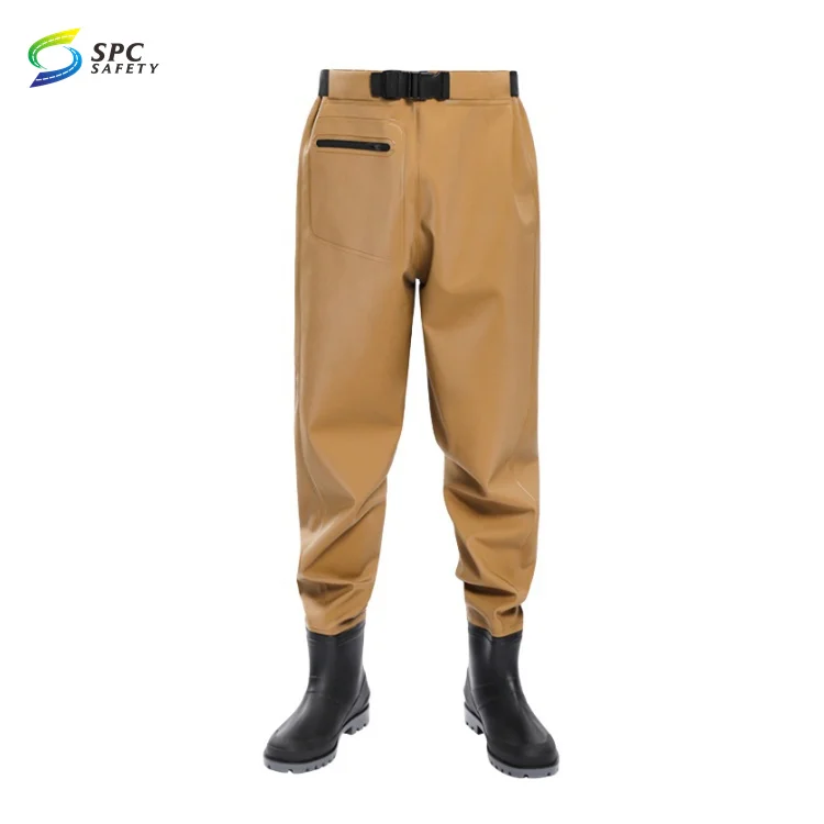 Blue Waterproof Bootfoot Insulated Wading Pants Waist Wader Pants ...