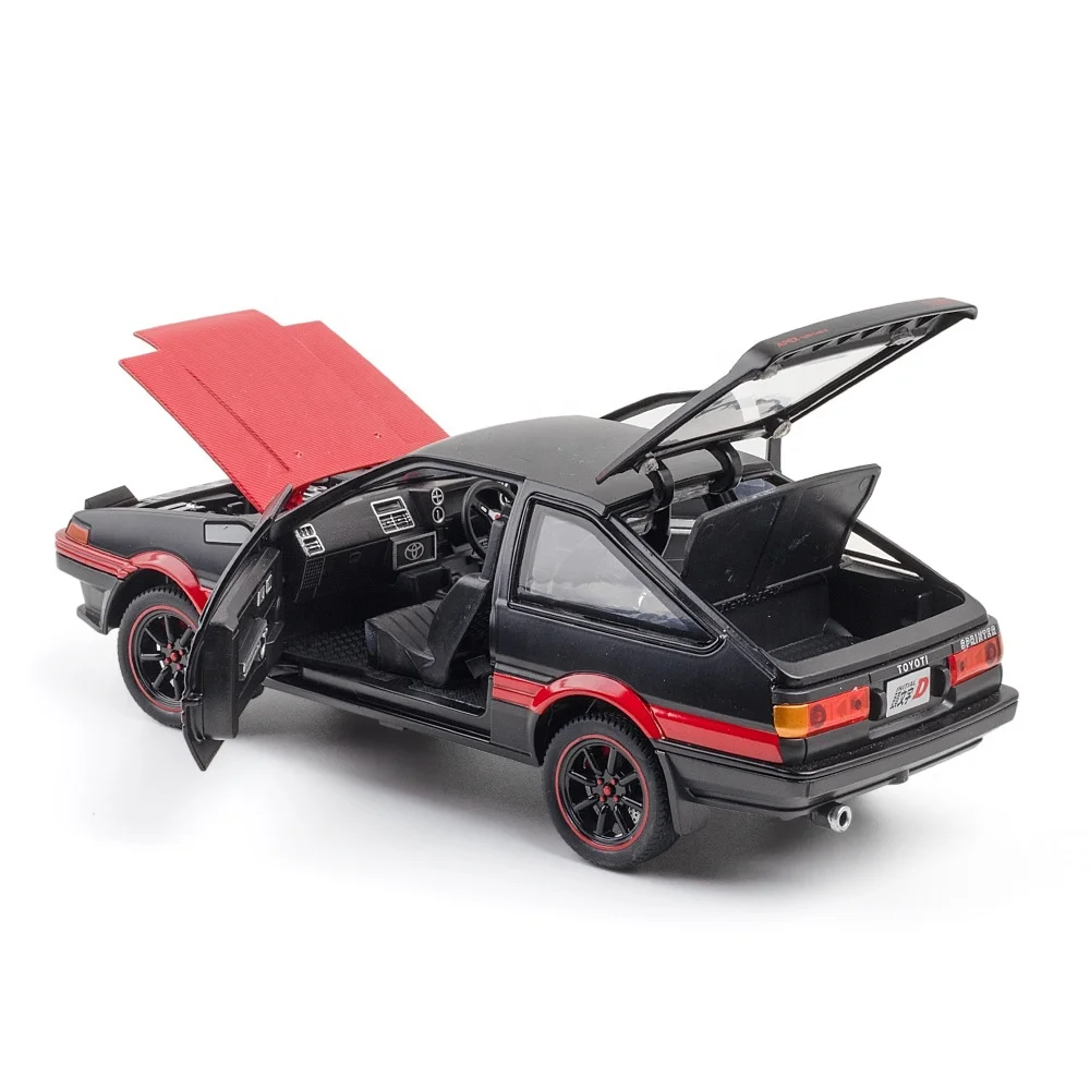 XHD 1:24 Toyota AE86 Pullback Car - Die Cast Model Toy