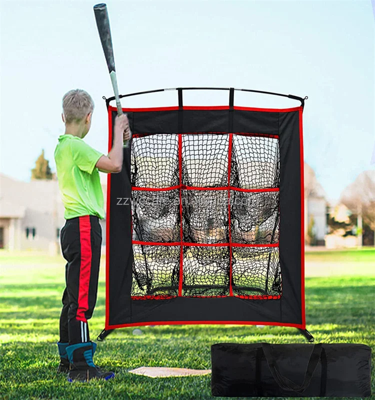 Heavy Duty 9 Hole Baseball Softball Pitching Net - Buy Baseball ...