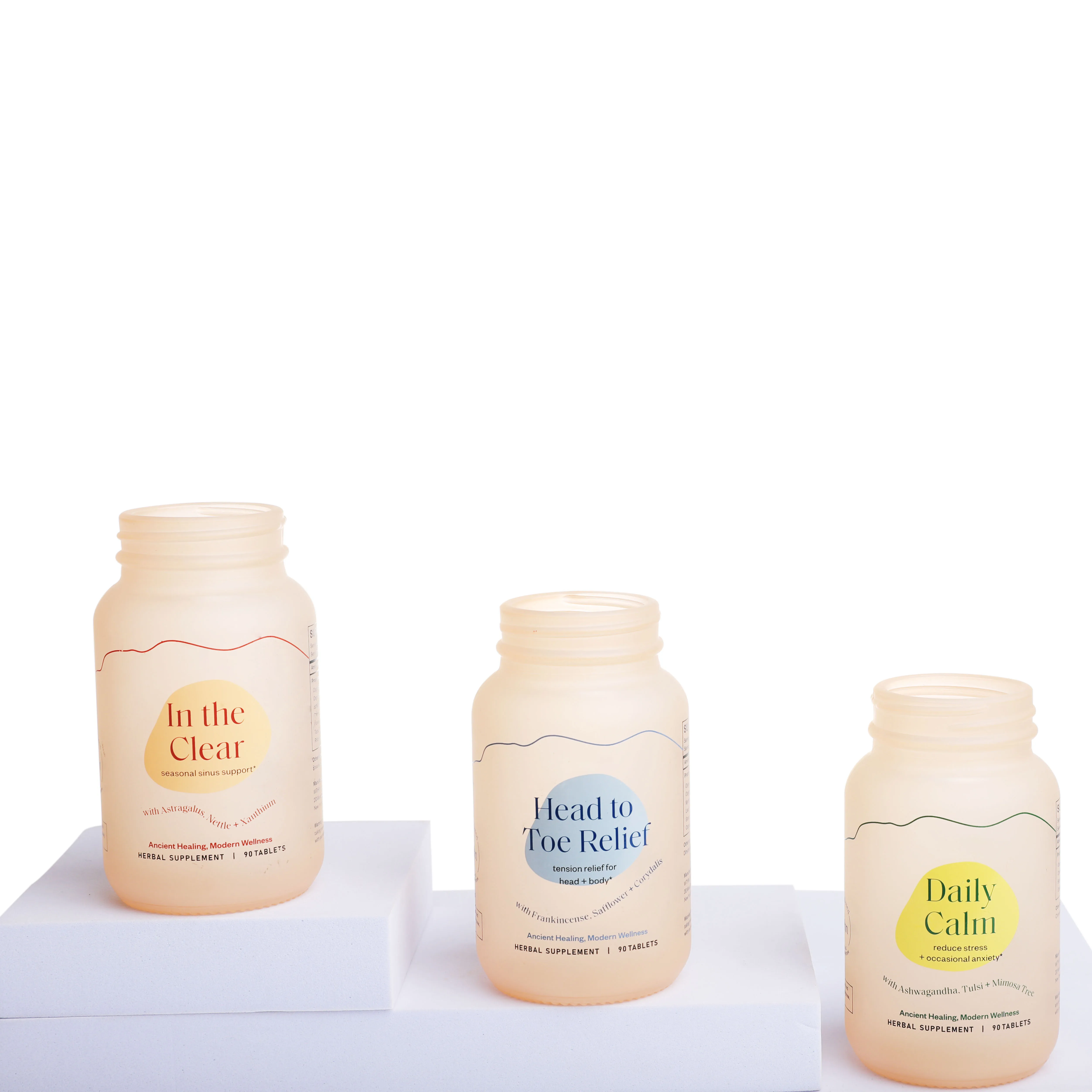 Empty Glass Jar with Bamboo Cap - 150ml Frosted Bottle