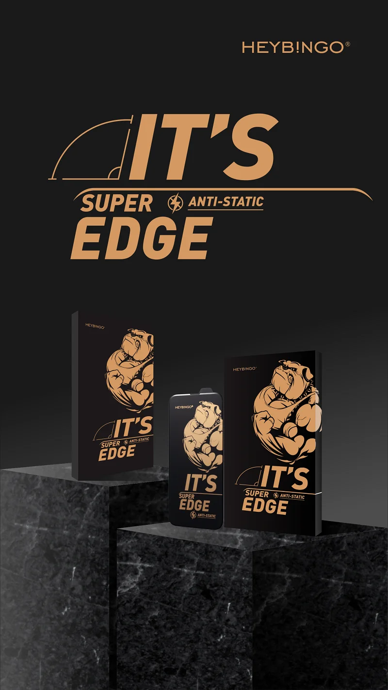 Heybingo Anti-static Dust Premium Mobile Phone Tempered Glass Screen ...