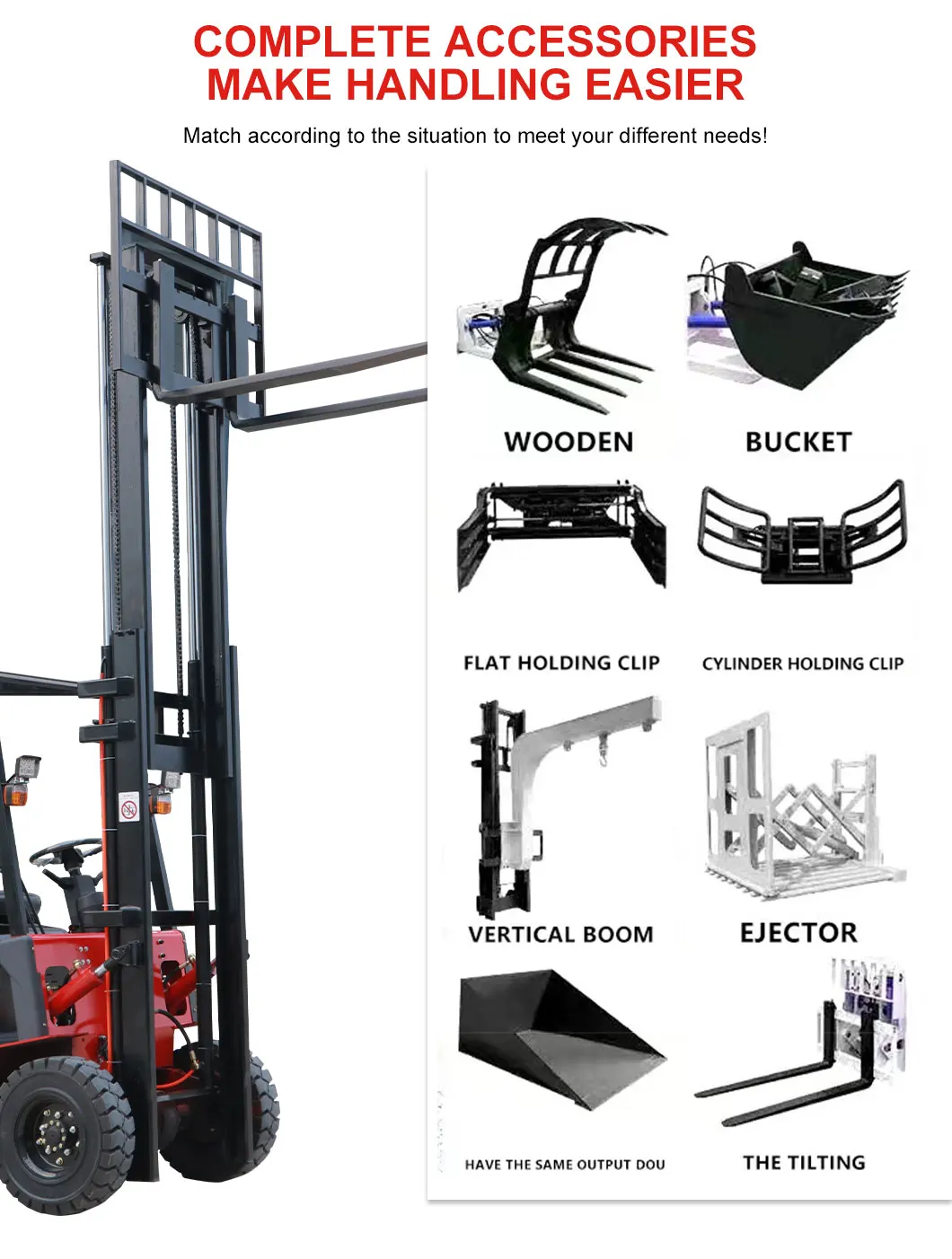 High Standard 5ton Counterbalance Forklift For Outdoor Warehouse Use ...