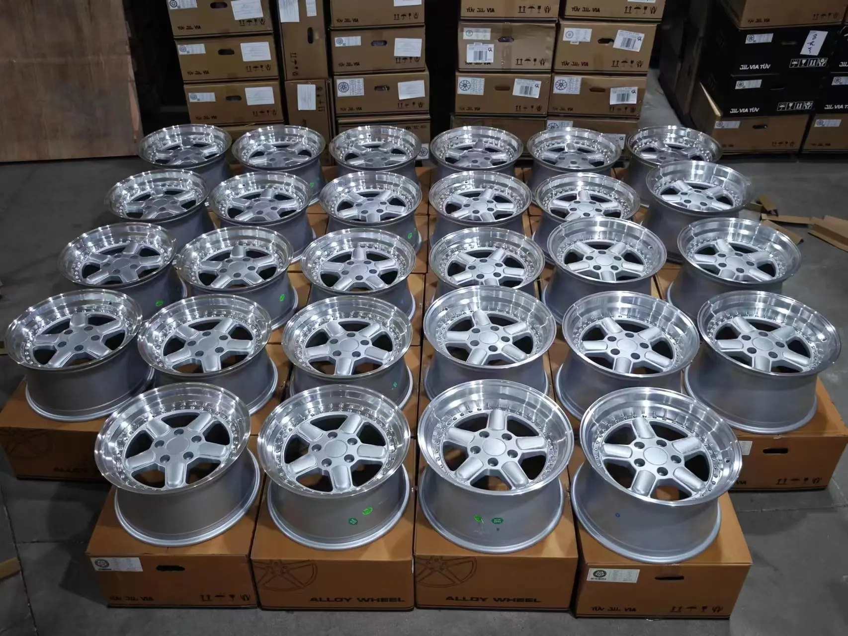Old School Deep Lip Car Jantes Rims 17x8.5j/9j/10j 5x120 Via Jwl ...