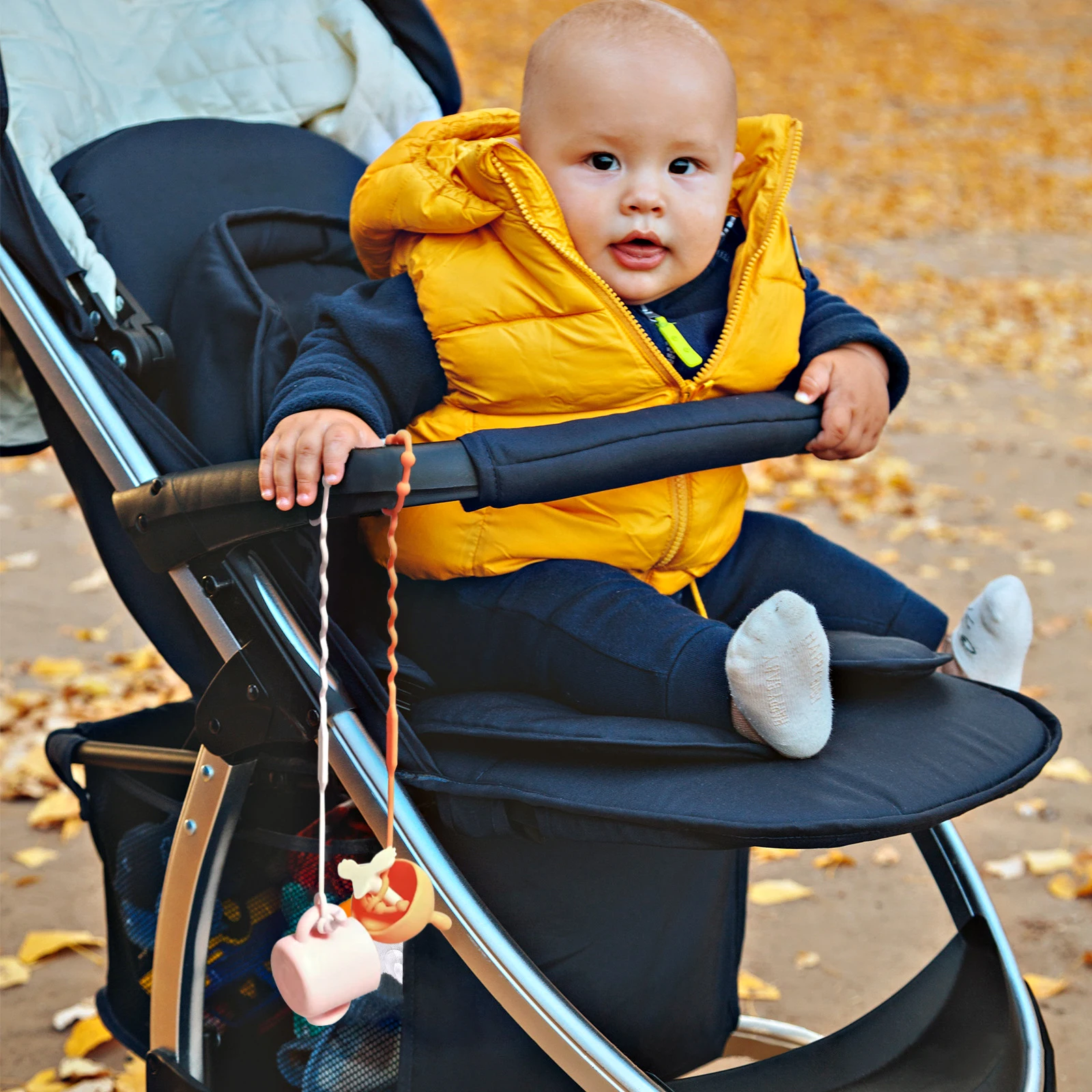 Silicone Pacifier Clip Holder,Silicone Pacifier Strap With Clip Keeps ...