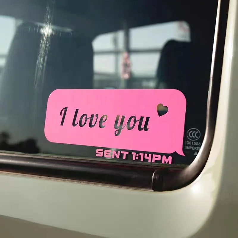 Custom Die Cut Logo Window Sticker Lettering Decals Transfer Windshield ...