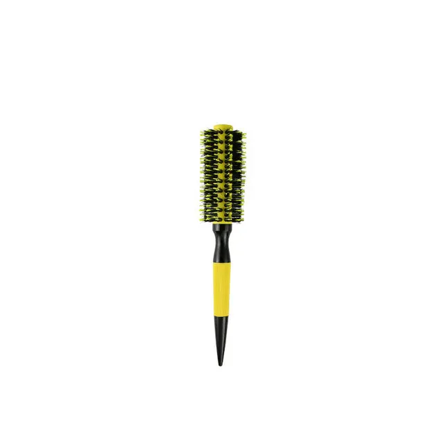 6 Sizes Barber Salon Wood Handle Boar Bristles Round Brush Professional ...
