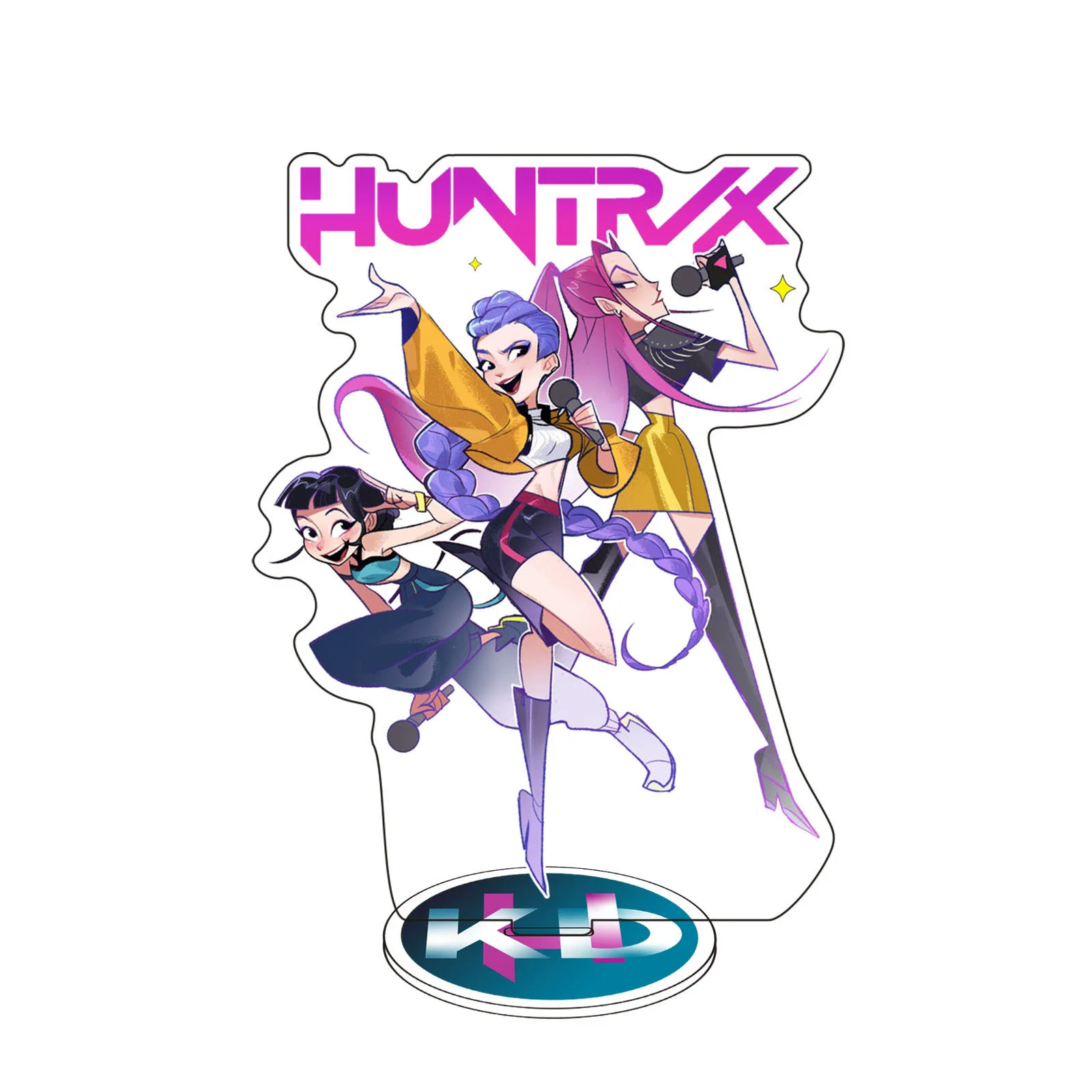 Zoey Rumi Mira Fashion K-pop Hunter Print Acrylic Standee Bass Figurine ...
