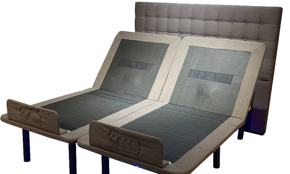 Modern Split Top Electric Adjustable Beds Adjustable Steel Metal Bed ...