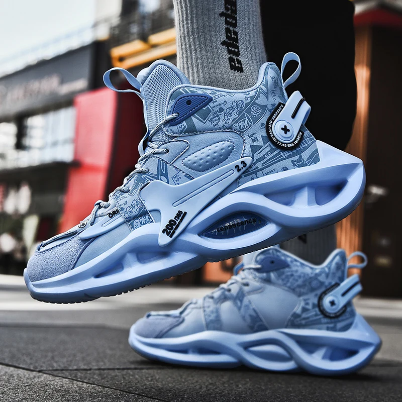 Autumn Winter Ins Hot Daddy Sneaker Fashion Men's Casual Shoes Big Size ...