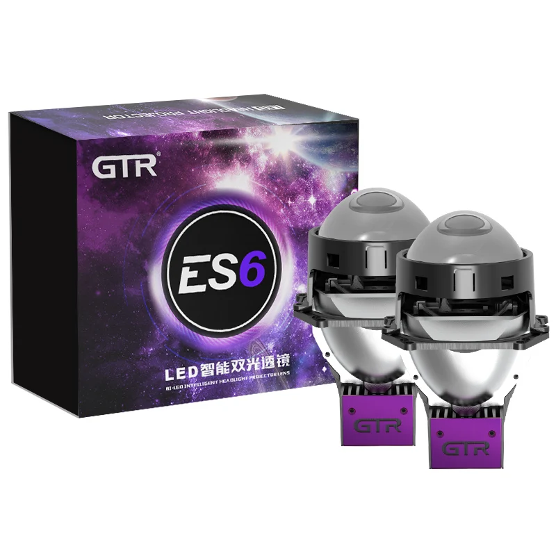 Gtr Es6 New Bi Led Projector Headlight Universal Led Projector Lens Retrofit Auto Parts ...