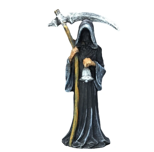 Resin Halloween Reaper Death Statue - Buy Resin Reaper Statue halloween ...