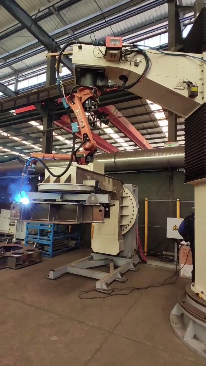 Automatic Rotary Tables 2 Axis Robot Arm Welding Positioner Tank Weld ...