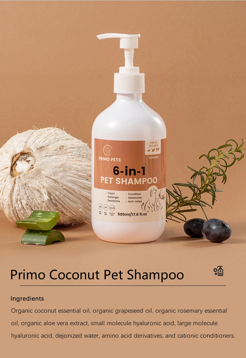 New Design Self Cleaning Pet Shampoo Shower Gel Foaming Dog Cat 6-in-1 ...