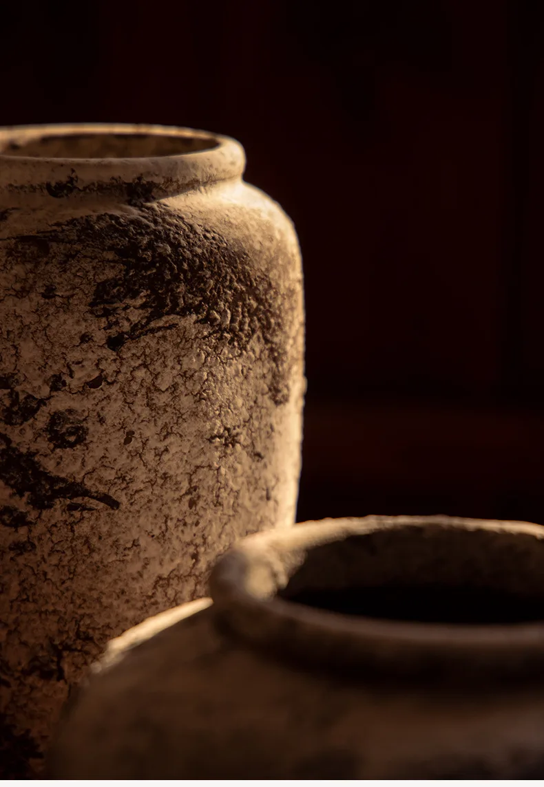 Rustic Handmade Pottery Flower Pot Porcelain Ceramic Vase for Home ...