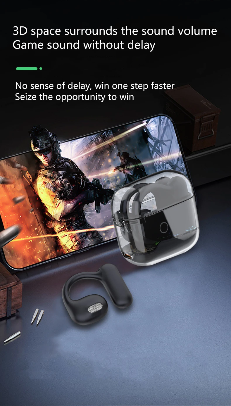 2024 New Trend Over Ear Wearable Stereo Bluetooth Sport Headsets Blue ...