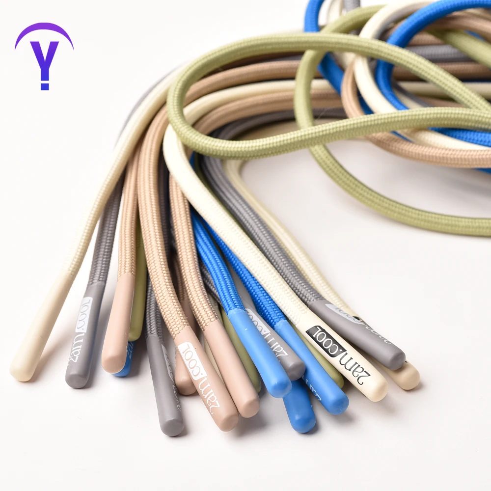 New Design Custom Round Drawcord With Silicone Plastic Tips - Buy ...