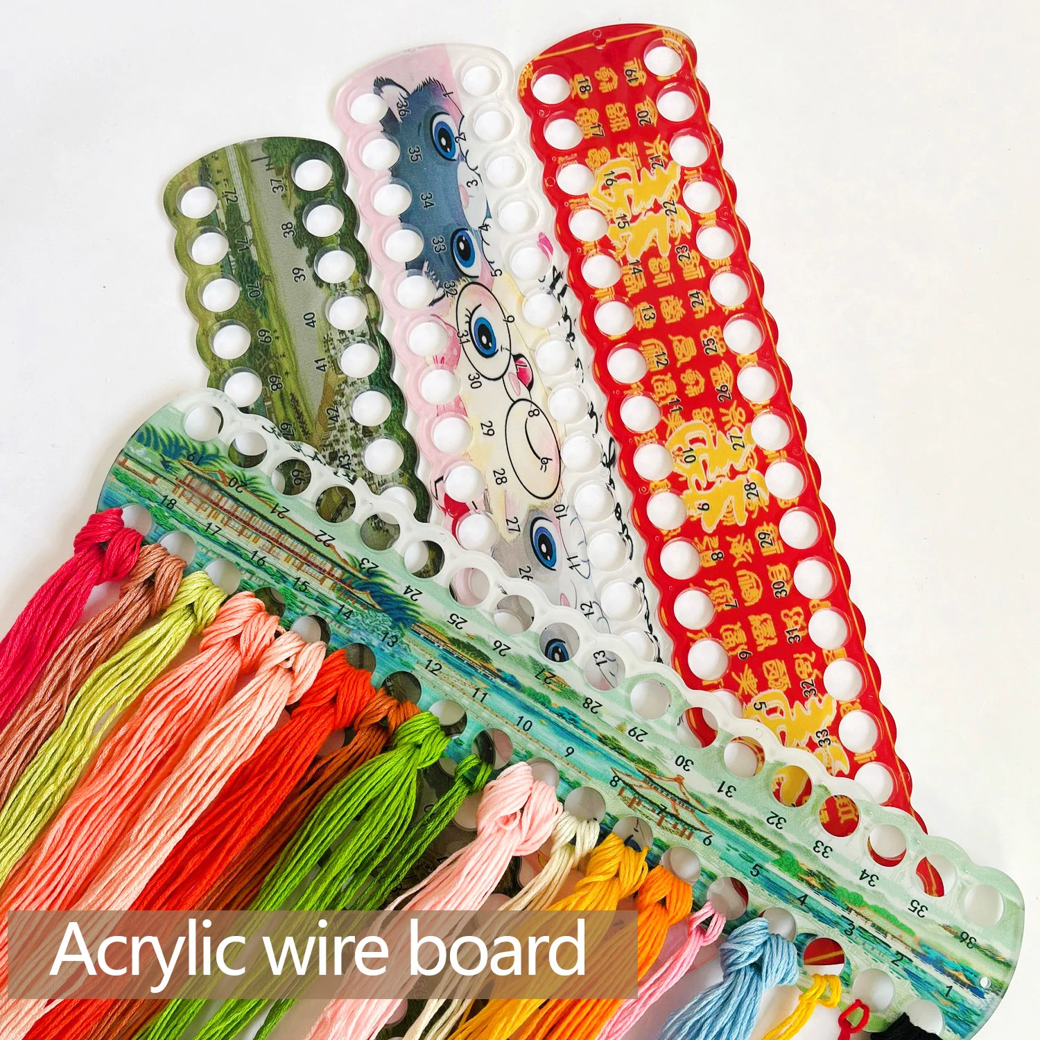 Huiyuan Cross-stitch Acrylic Thread Board Tool Cross Stitch Embroidery ...