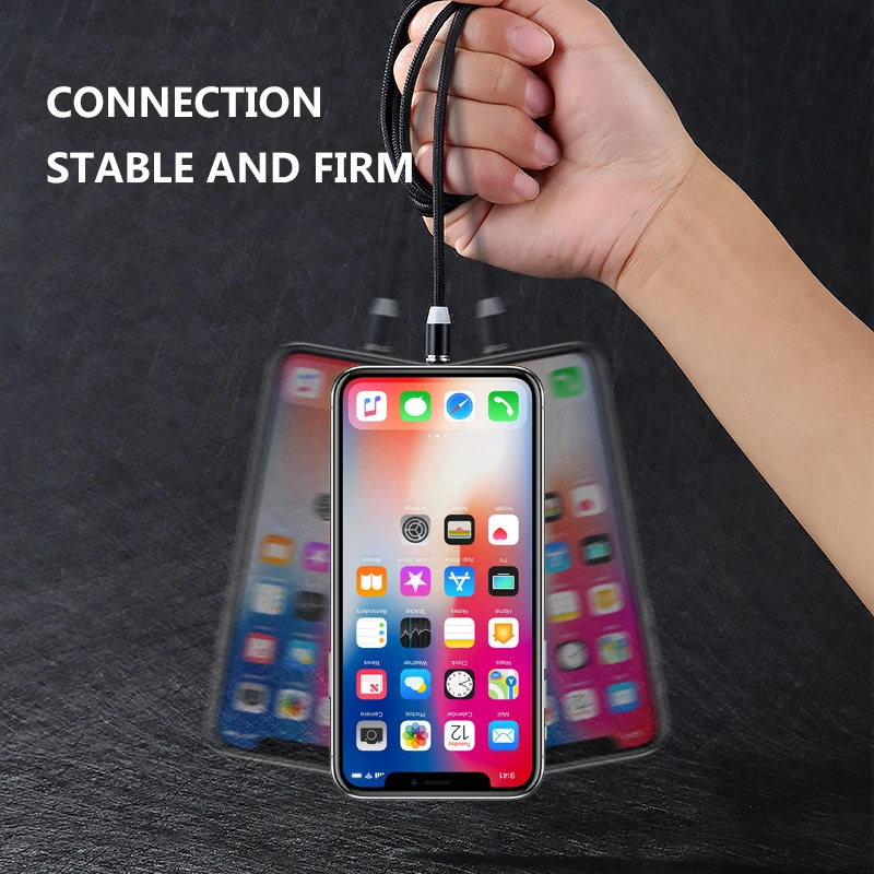 Cable Magnetic 3a 1m 2m 1.5m Fast Magnet Charging Phone Power Bank ...