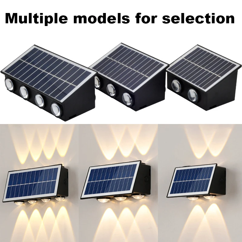 12 Hours Lighting 2 Packs 12 Led Wall Mounted Pathway Lights Outdoor ...