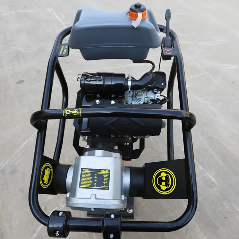 Portable Plate Tamp Machine Gasoline Engine Vibratory Soil Tamping ...