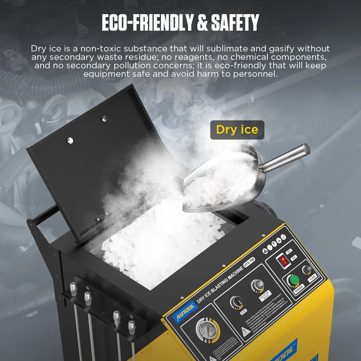 HTS708 Dry Ice Cleaning Equipment - Efficient & Multi-purpose