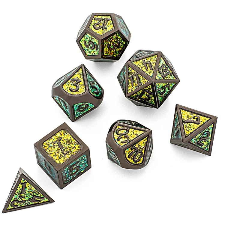 Metal Dice - Custom DND Dice Set by Factory Direct Supplier