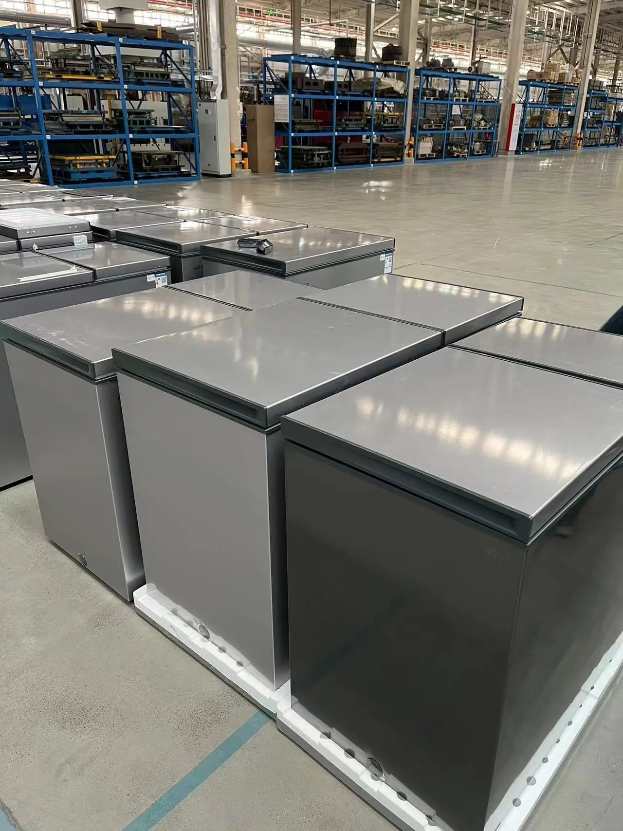 100L Refrigerator/Freezer Convertible Dual-temperature White Chest ...