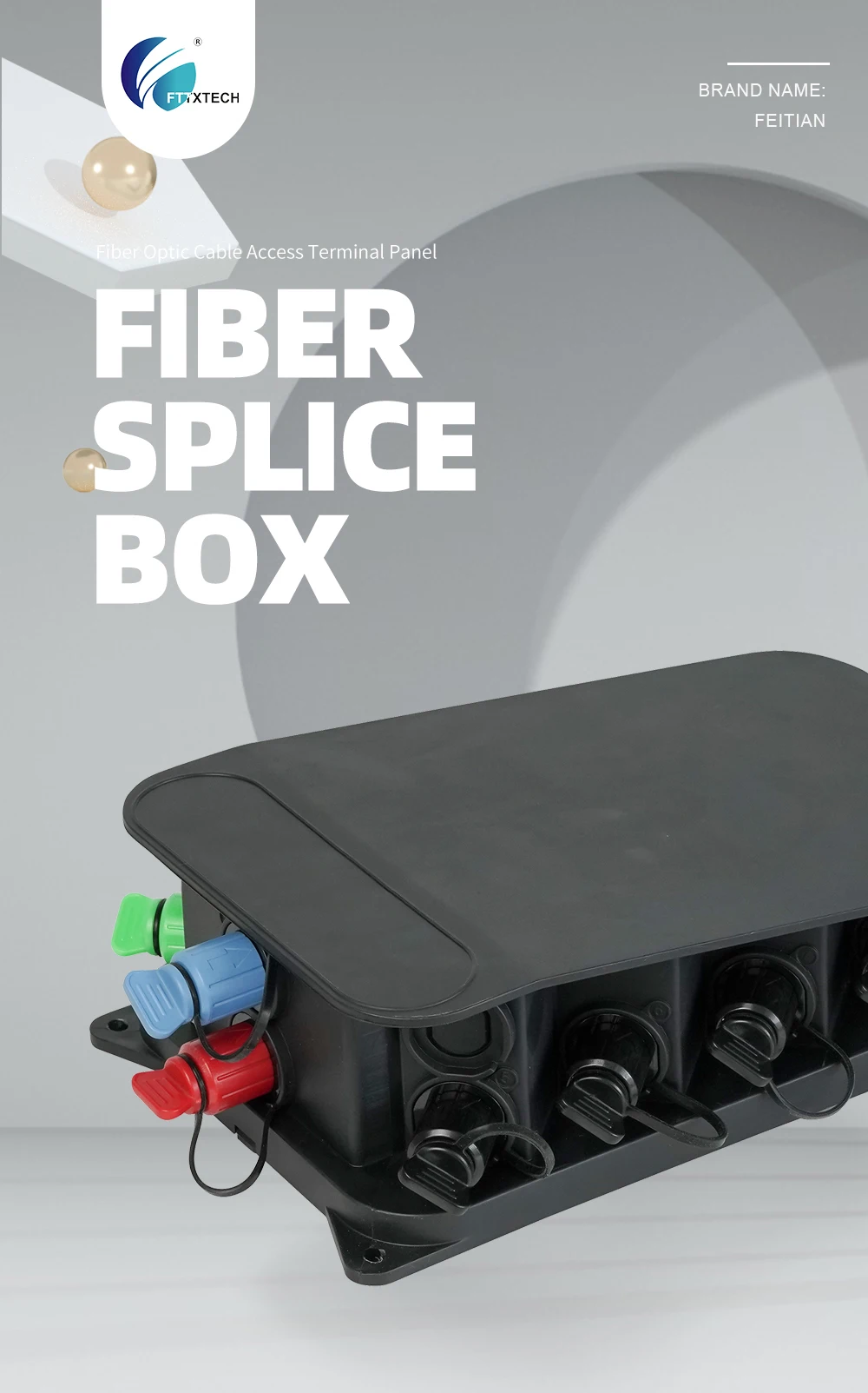 Ftth fiber optical ftth box indoor fiber splice box terminal module 8 ...